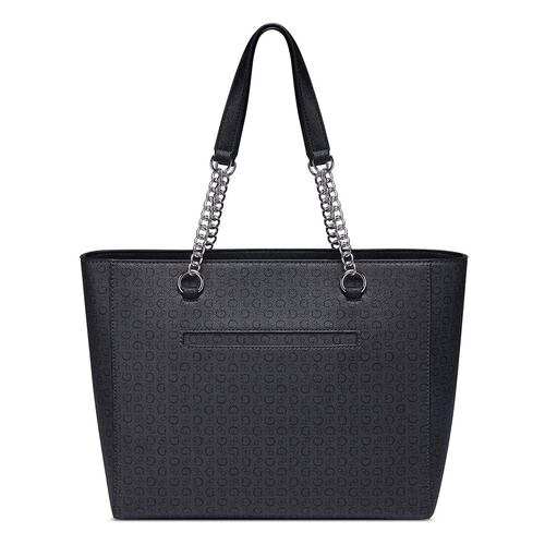 Bolsa guess factory estilo tote en color negro suavizado modelo ...