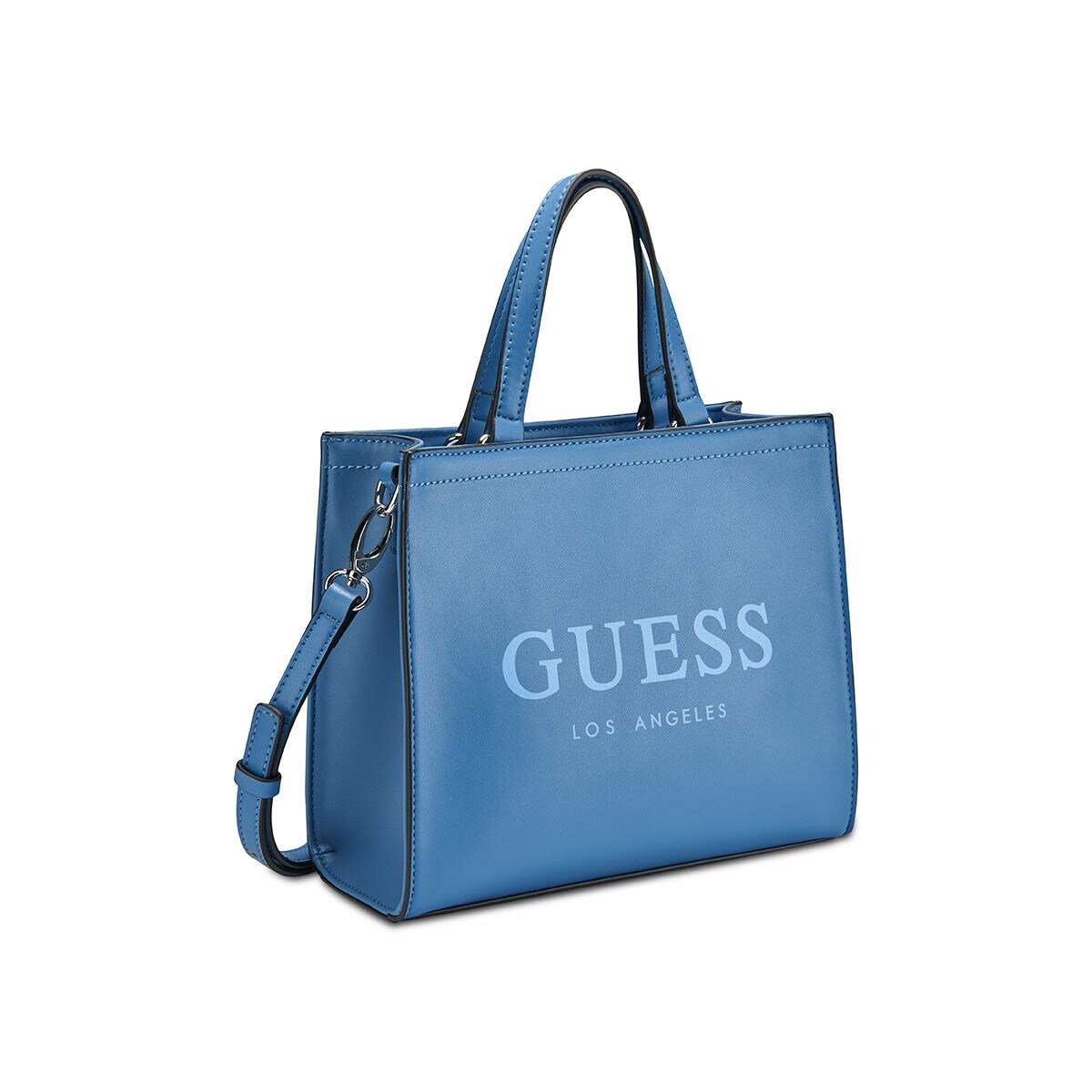 Bolsa mini tote en color azul Guess Factory
