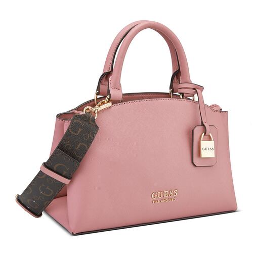 Bolso Satchel Rosa Guess Factory para Mujer
