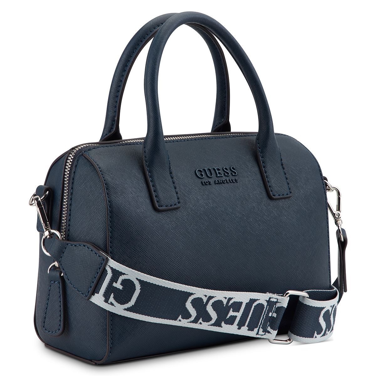 Bolso Barrel Guess Factory Azul para Mujer