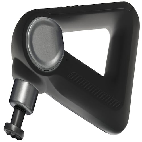 Masajeador Pistola Negra Profesional Triangular Con Pantalla LCD BROKSTONE