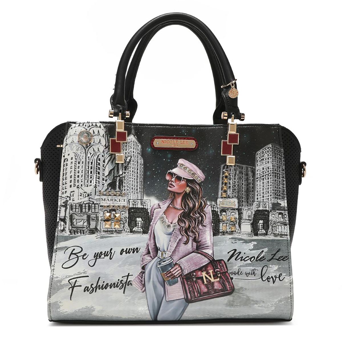 Bolso Tipo Boston Nicole Lee Ss16666 Sara Is Soft But Strong