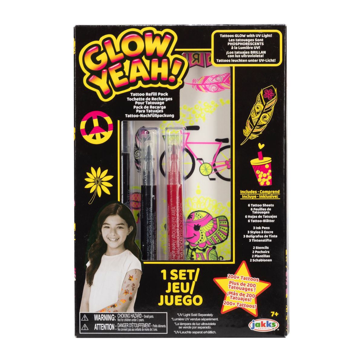 GLOW YEAH! TATTOO REFILL PACK 1