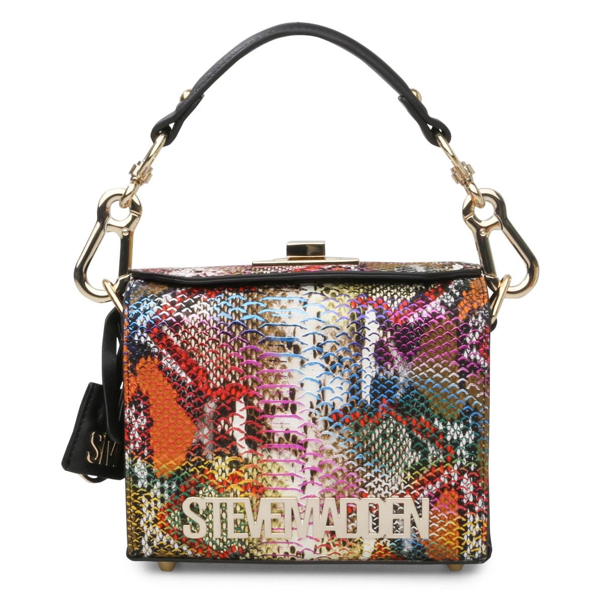 Bolso Steve Madden box bag multi snake brivalry