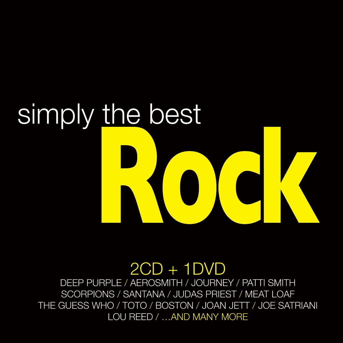2 CDs + 1 DVD Simply The Best: Rock