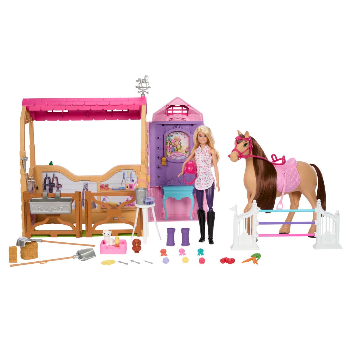 Barbie Detective Set De Juego Establo De Los Sueños