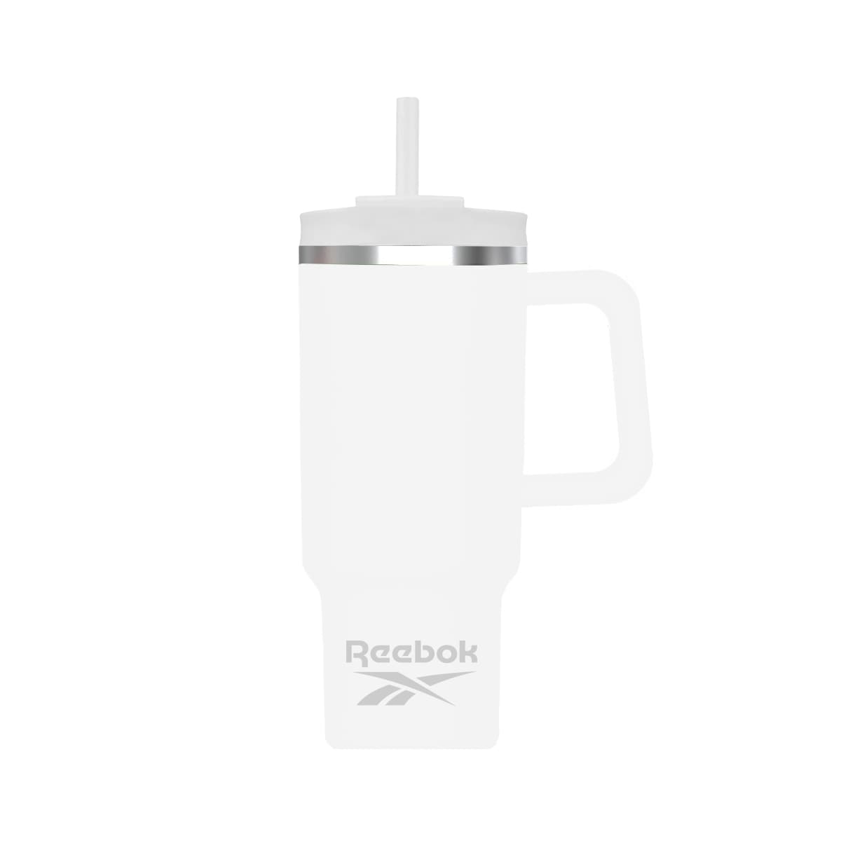 Termo Acero Inoxidable Tumbler con Popote Lifestyle 40 oz Blanco Reebok