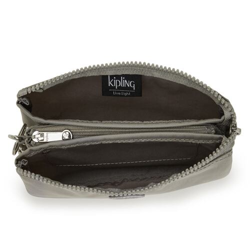Cosmetiquera Kipling color gris modelo KI3361T85