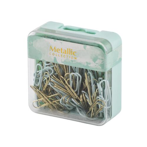 Paquete de clips con recubrimiento Azul Syloon