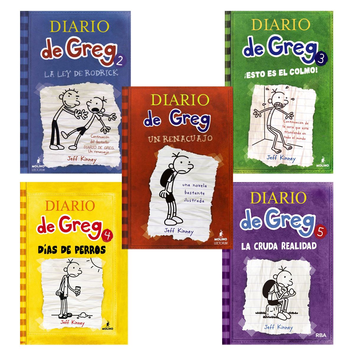Paquete Diario de Greg T. 1 - 5