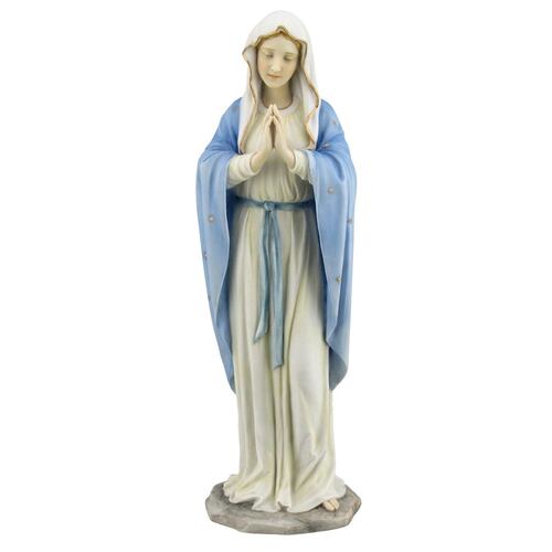 Figura Virgen del Manto azul