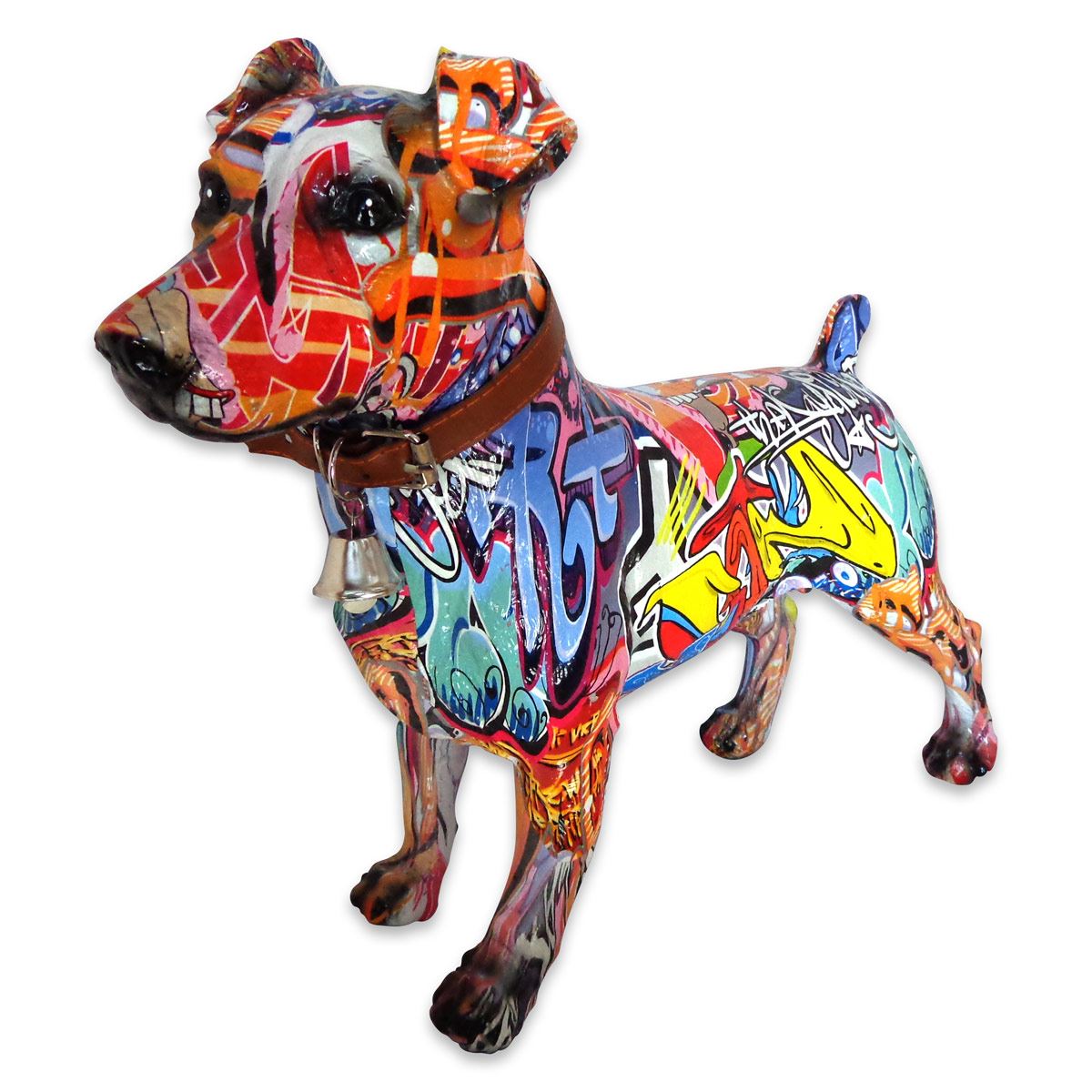 Perro jack russell terrier DEW ART multicolor