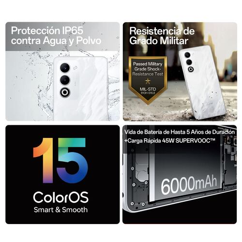 Oppo A5 256GB Blanco Telcel R7