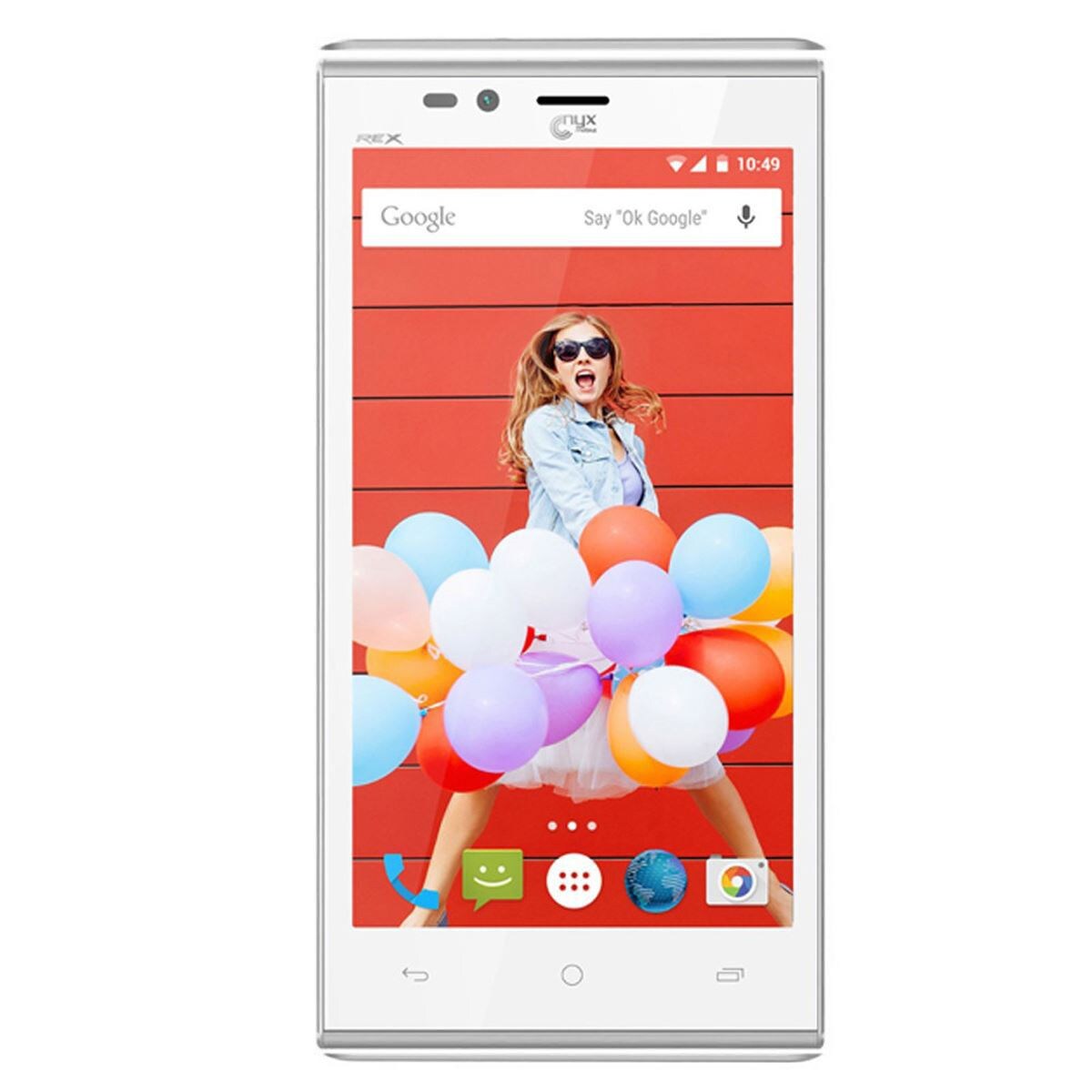 Celular NYX Mobile REX Gris R7 (Telcel)