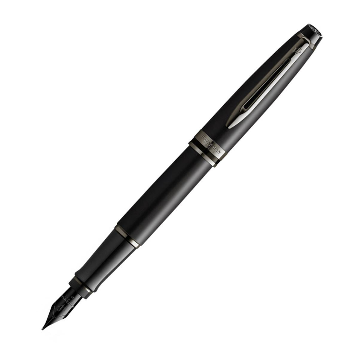 Pluma fuente Waterman Expert Negro Metalizado