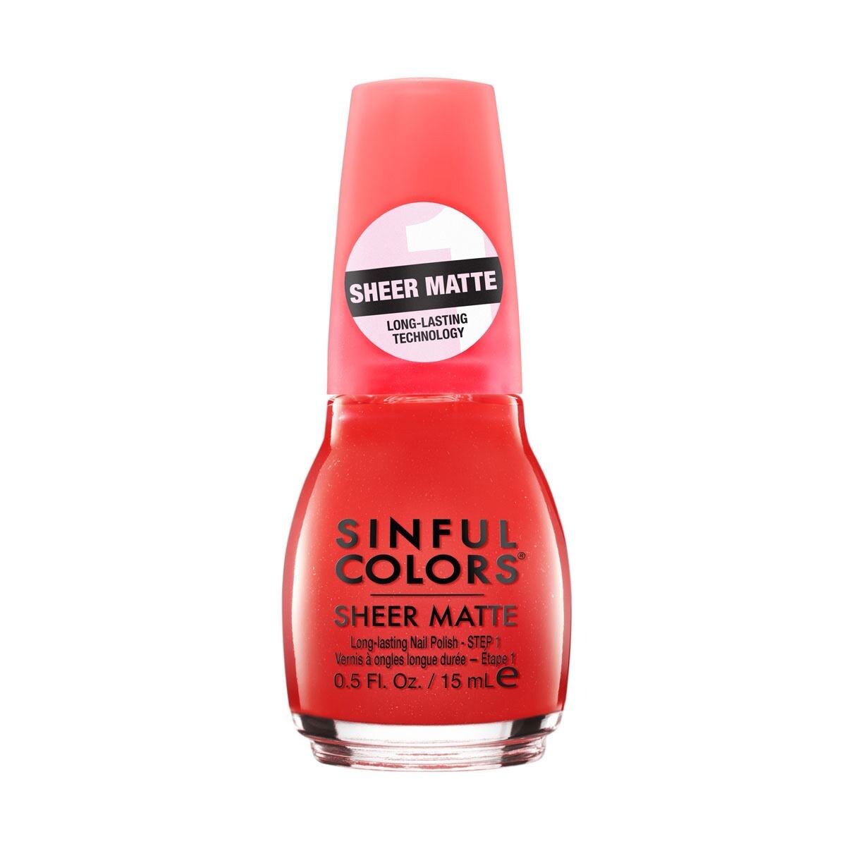 Esmalte Sinful Colors Sheer Matte Ruby Tutu