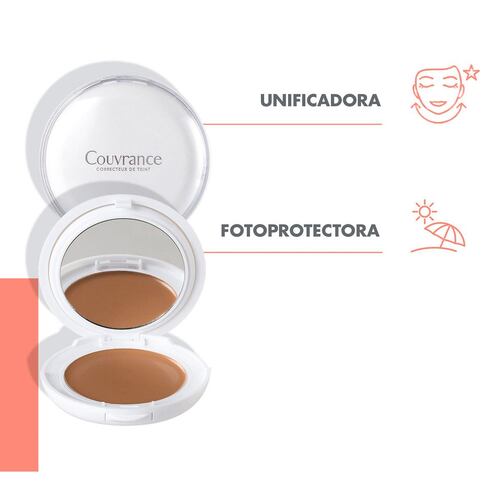 Couvrance Maquillaje Compacto Confort, Tono Bronceado, Piel seca ...