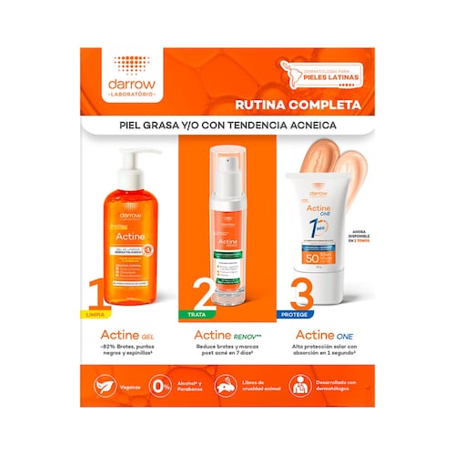 Darrow Kit Protector Solar Actine One 40 G + Actine Gel 40 G