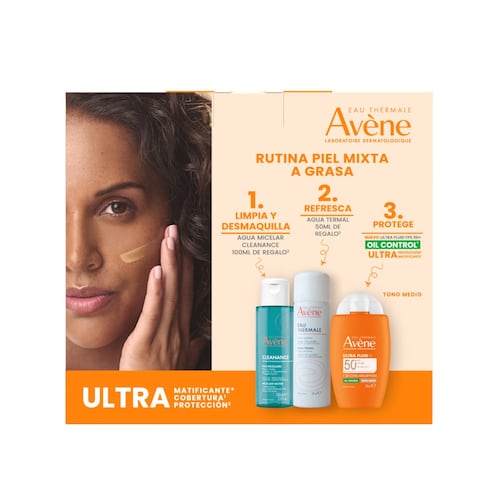 Avene Kit Protector Solar Ultra Fluid Oil Control Fps 50+ 50Ml ...