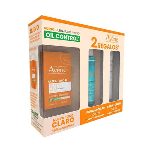 Avene Kit Protector Solar Ultra Fluid Oil Control Fps 50+ 50Ml ...