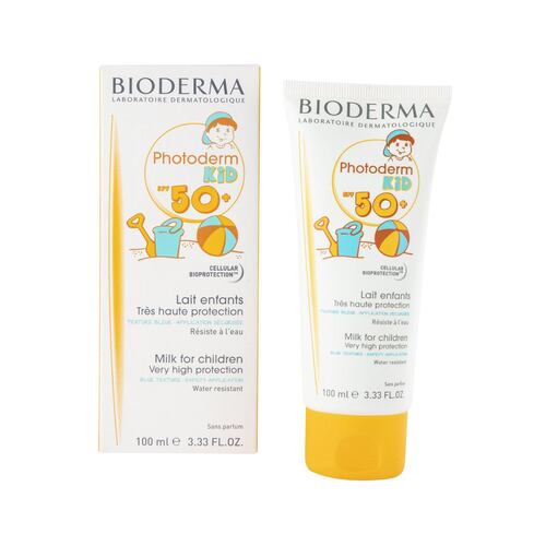 Bioderma Photoderm Kid Leche Protector Solar Para Niños SPF50+, 100 ml