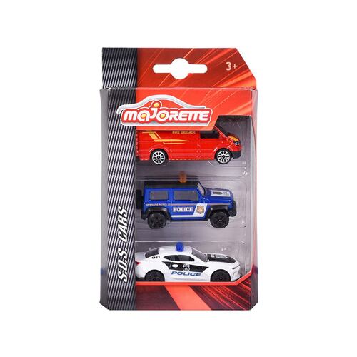 Vehículos S.O.S Set De 3 Piezas 2 Majorette