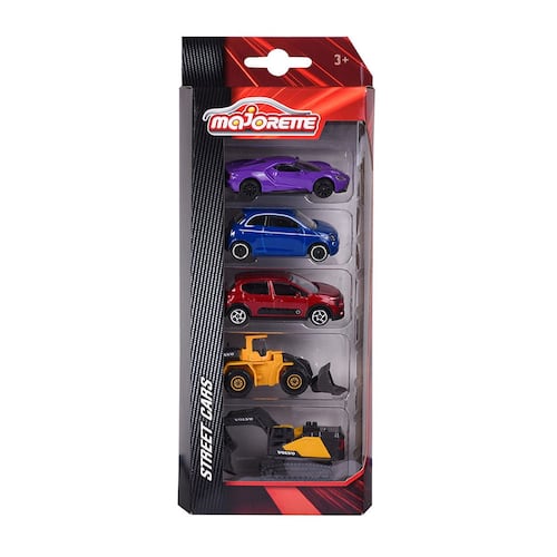 Majorette Set 5 Coches 4 Surtido