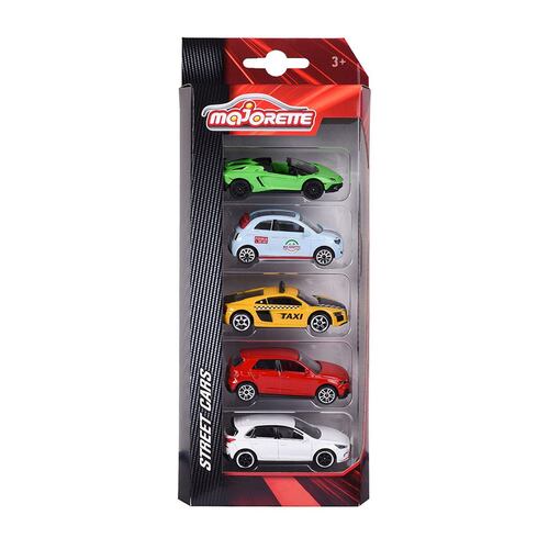 Majorette Set 5 Coches 4 Surtido
