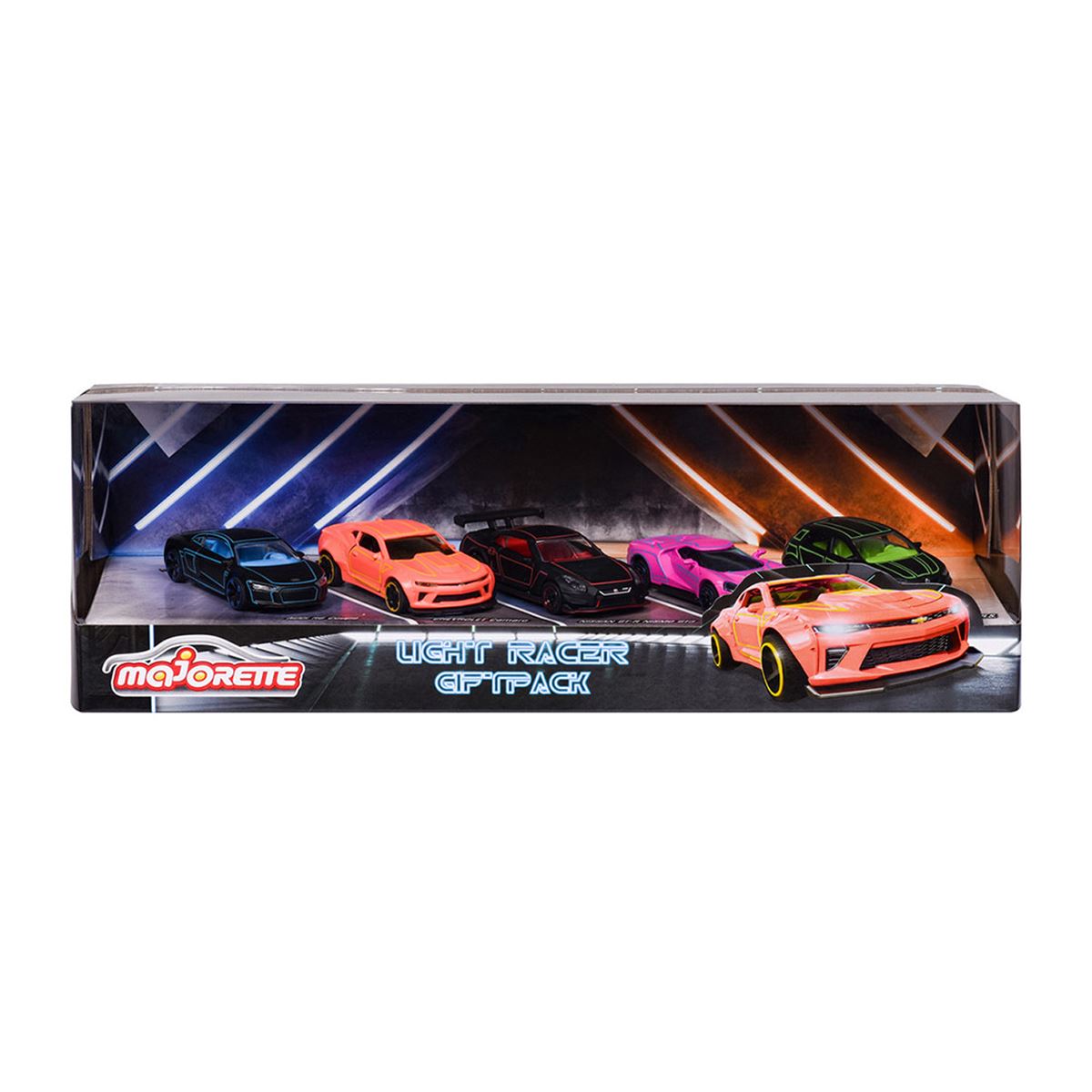 Juego De 5 Majorette Light Racer