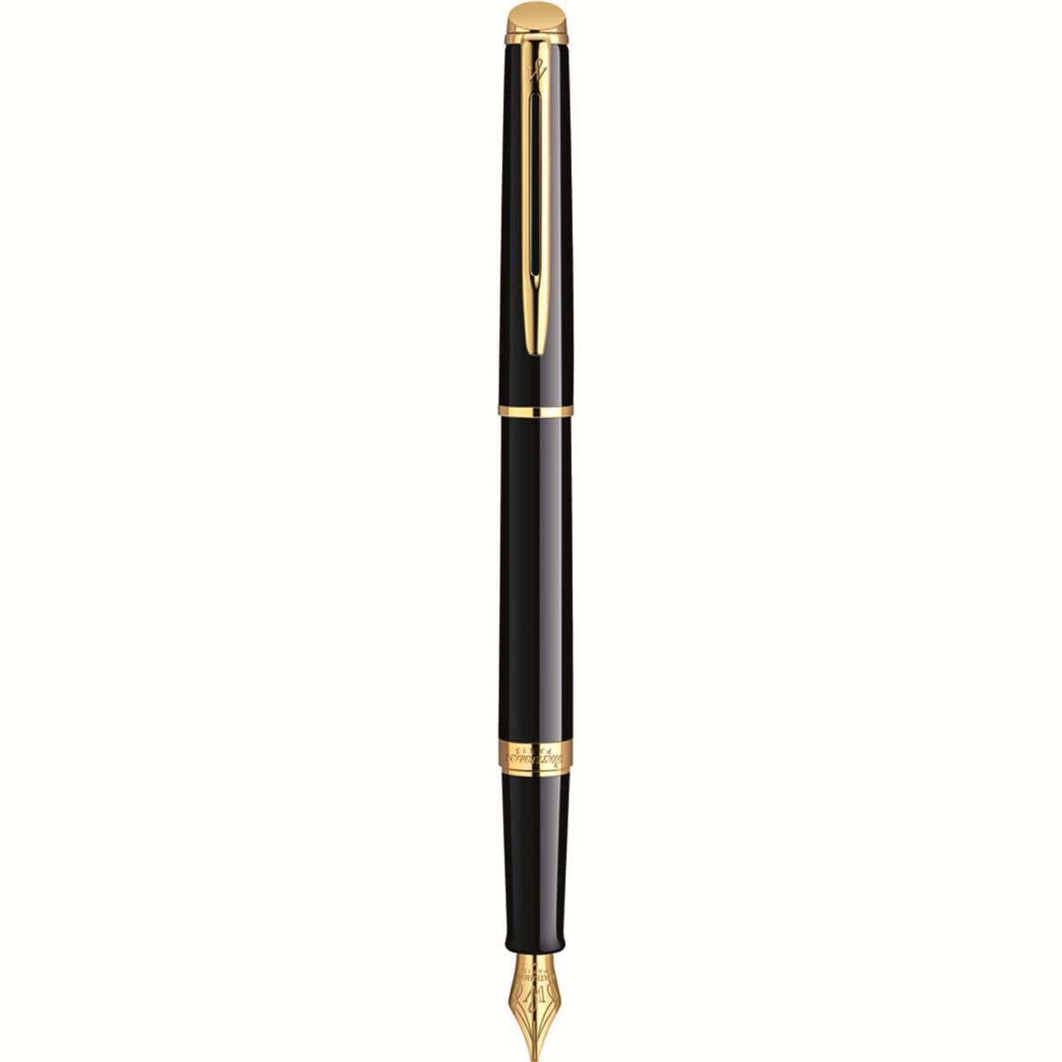 Pluma F. Waterman Hemisphere Negro/Mate y Dorado