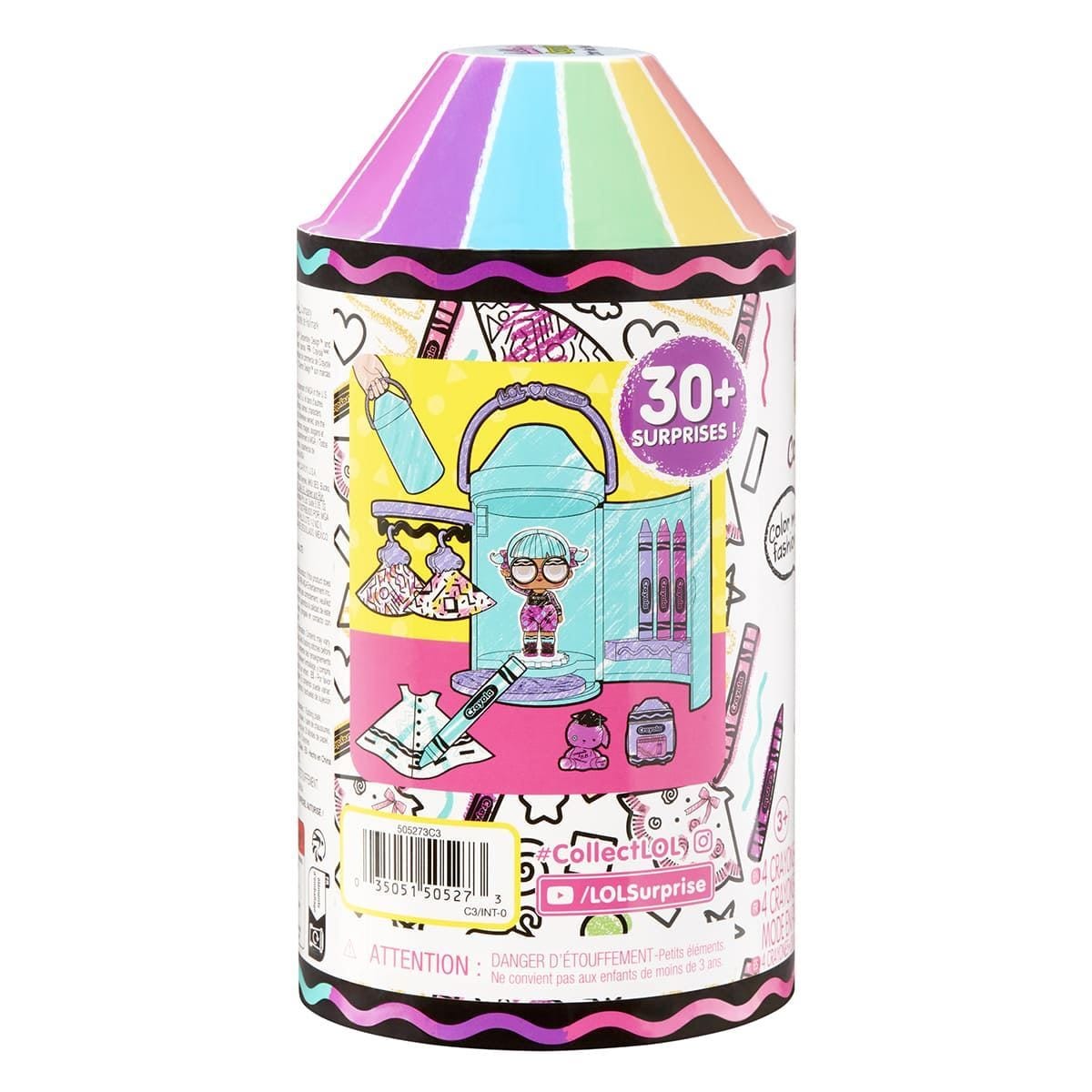 Muñeca Surtida LOL Surprise Loves Crayola Color Me Studio