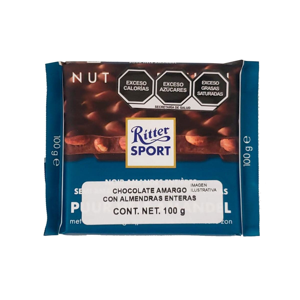 Chocolate Amargo Con Almendras 100 Grs