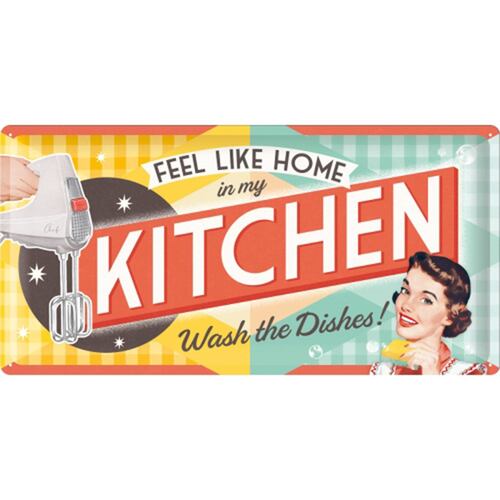 Cartel para Pared Kitchen 25X50
