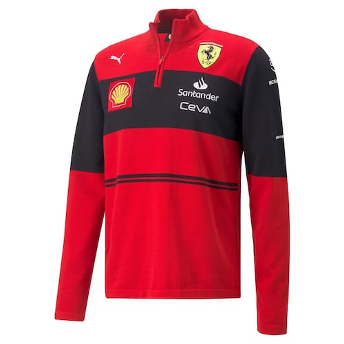 Chamarra Scuderia Ferrari Zip 2022 talla mediana
