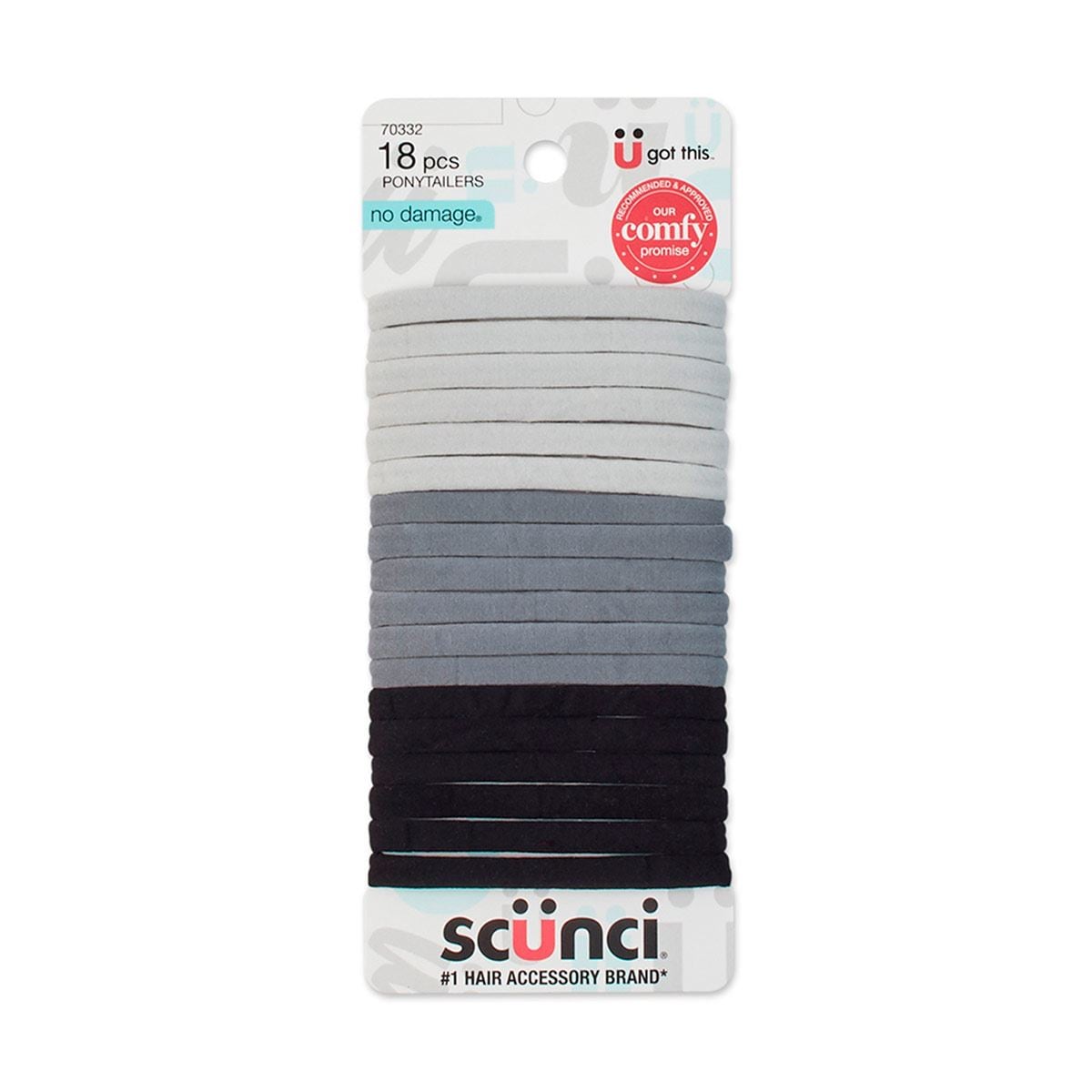 Ligas elásticas Scunci 18 pzas.