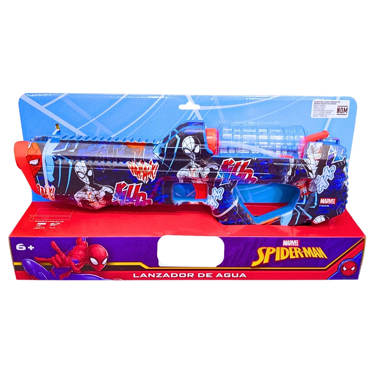 Lanzador De Agua Spiderman De Gran Alcance Toymark