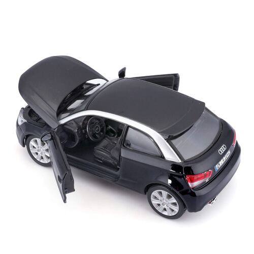 Audi A1 negro escala 1:24