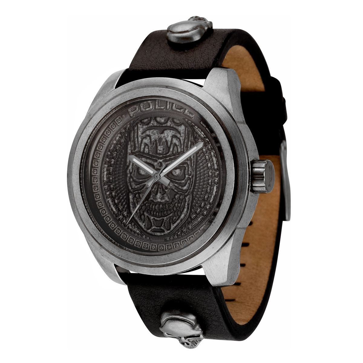 Reloj Negro Police Para Caballero