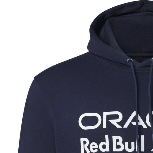 Sudadera con capucha Red Bull Racing logo azul XS