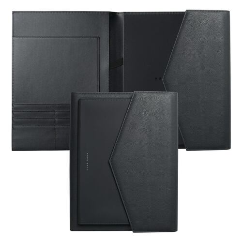 Folder Hugo Boss A4 negro