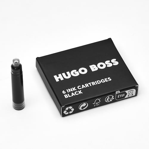 Set de Repuestos para Pluma Fuente HUGO BOSS color Negro 6 Piezas