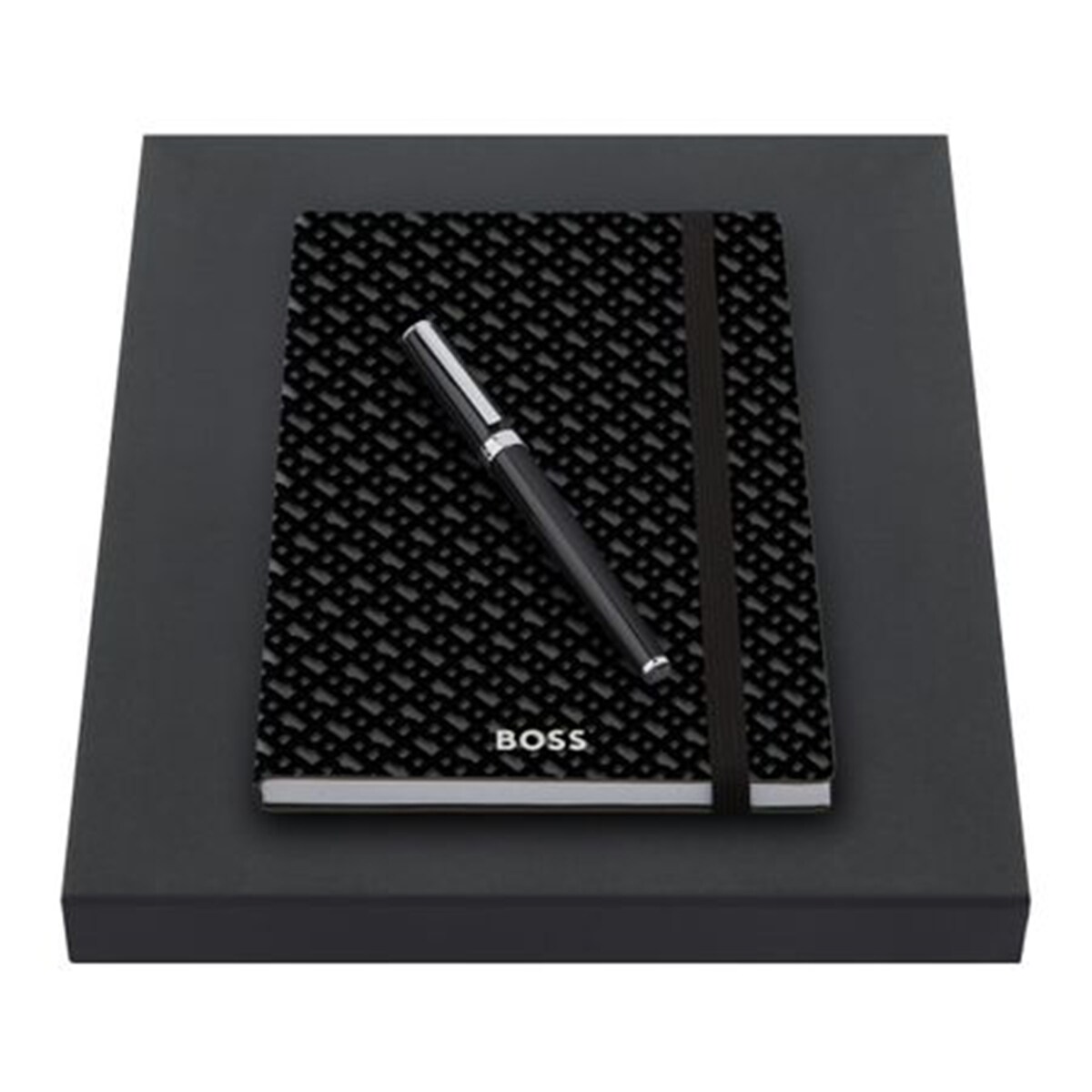 Set Roller Línea GEAR + Cauderno Element Line Grained Hugo Boss