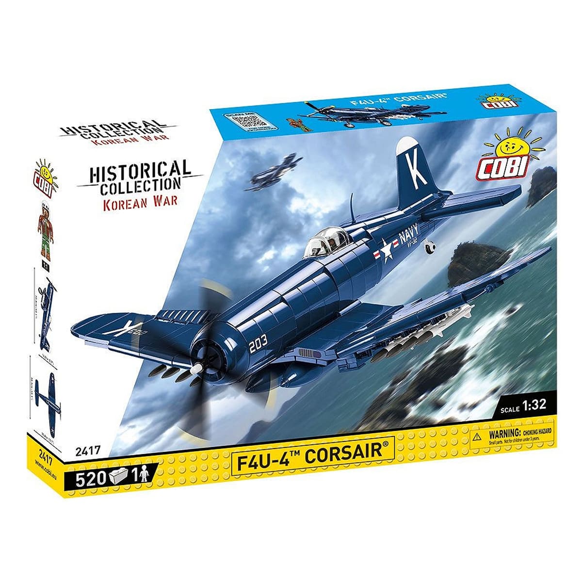 Figura de Colección COBI Avión F4U-4 Corsario