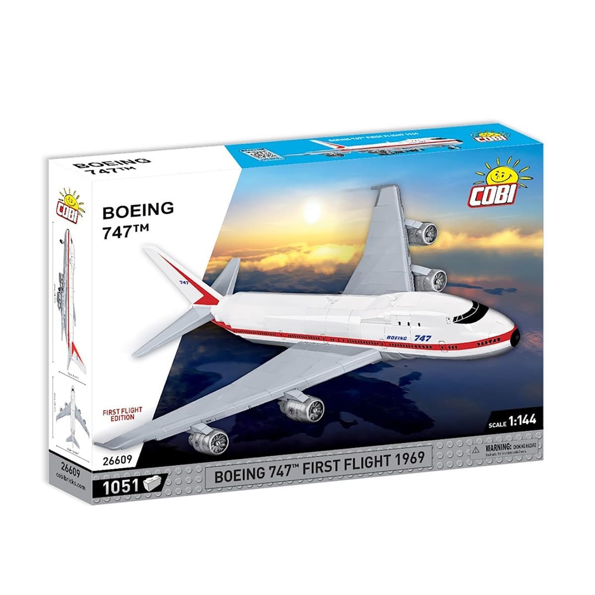 Avión Coleccionable COBI Modelo BOEING 747