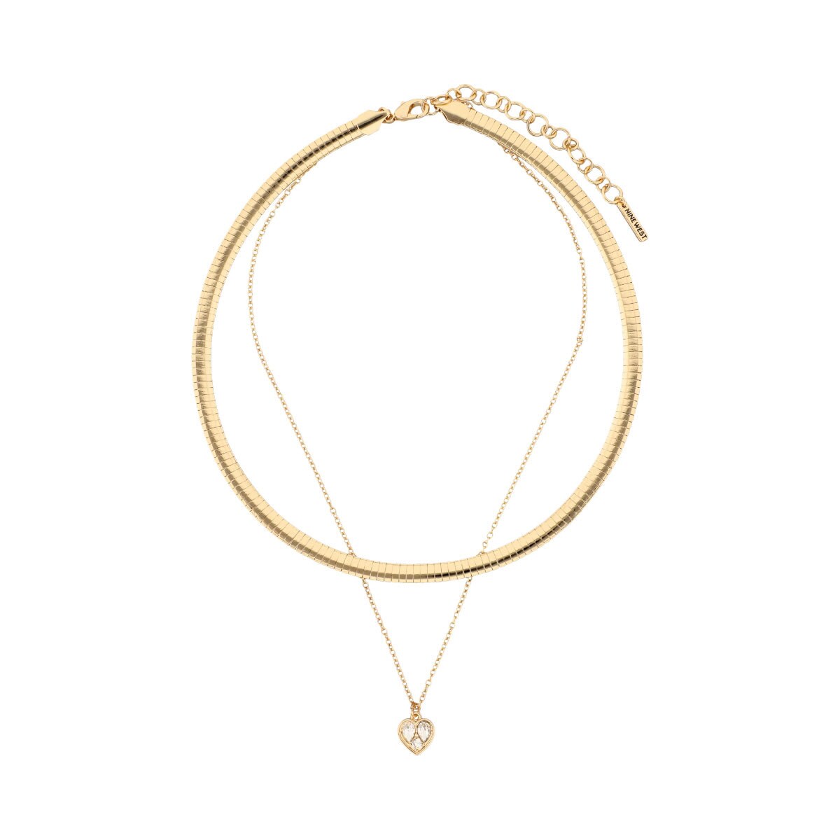 Collar Circular Dorado Aleación de Metal Nine West