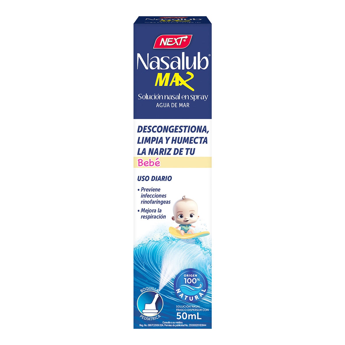 Solución Nasal Max Baby 50 ml Nasalub