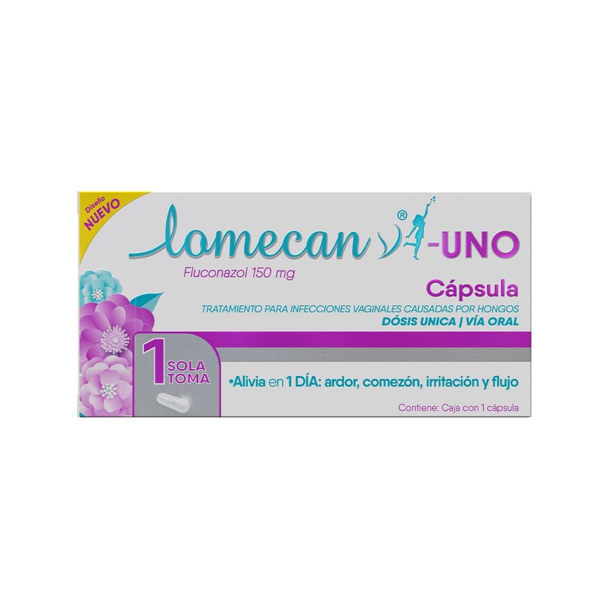 Lomecan V-Uno 1 Cap 150mg