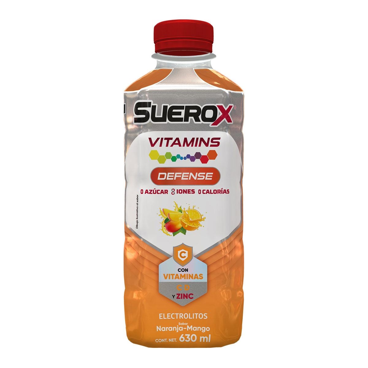 Suerox Vitamins Naranja Mango 630ml