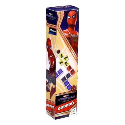 Dominó Mediano Spider Man 28 Fichas Caja De Cartón