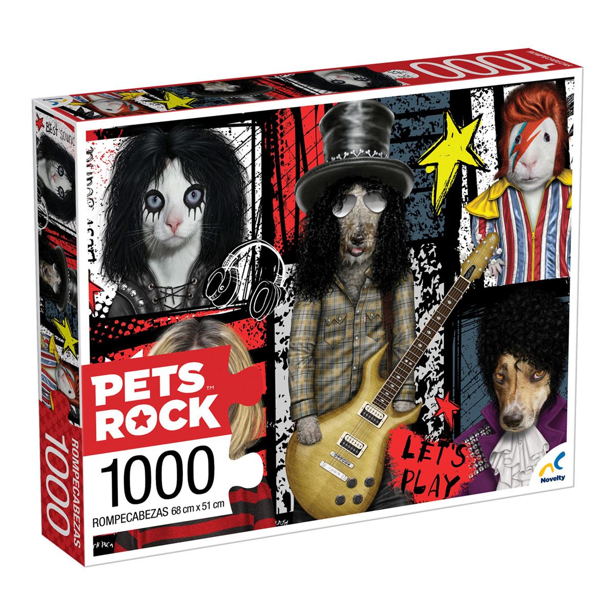 Rompecabezas adulto pets rock 1000 piezas